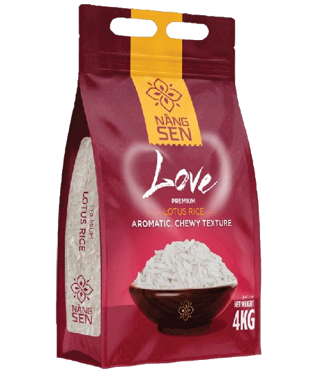 Vacuum-sealed Film Packaging - Lotus Rice